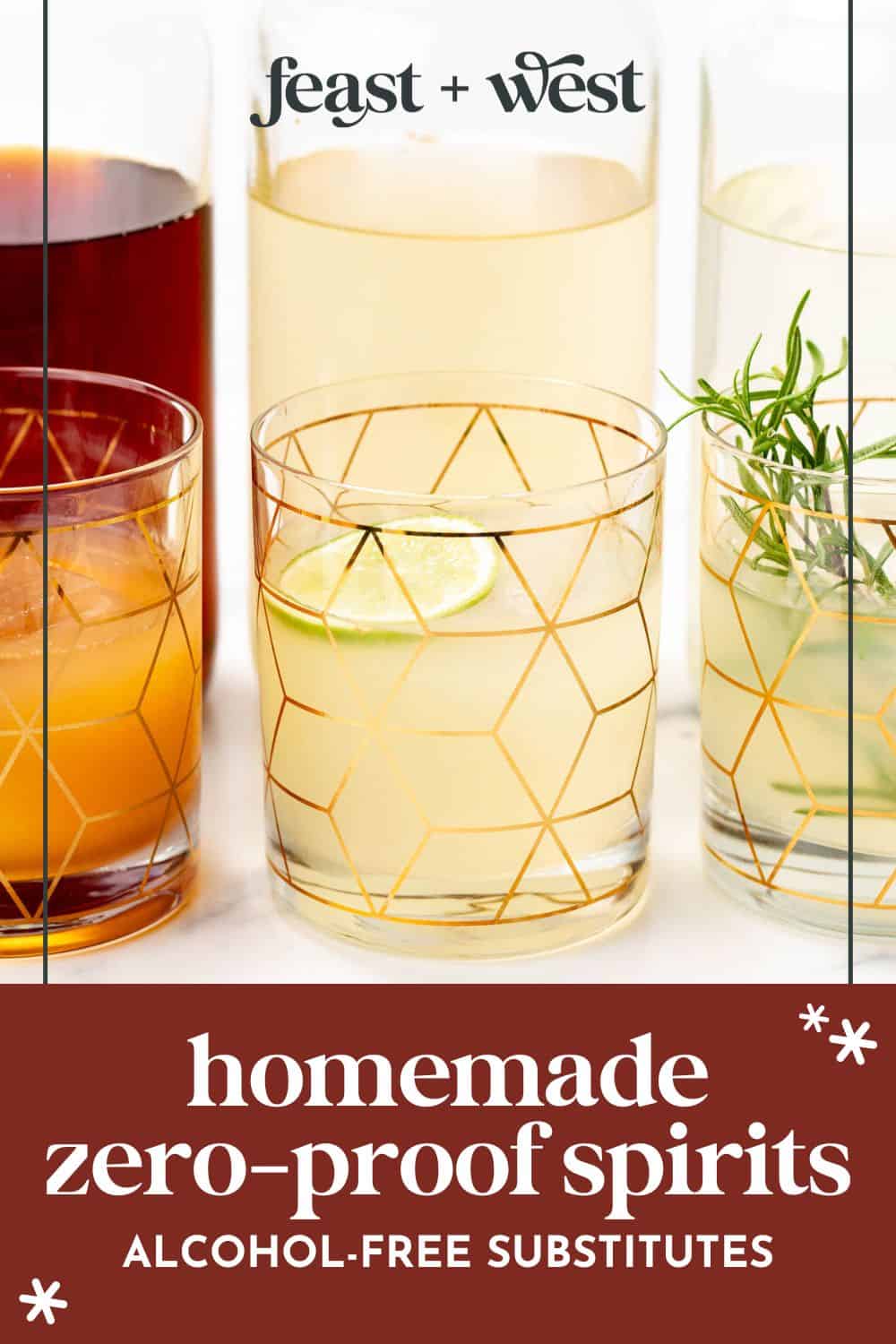 Homemade Zero-Proof Spirits