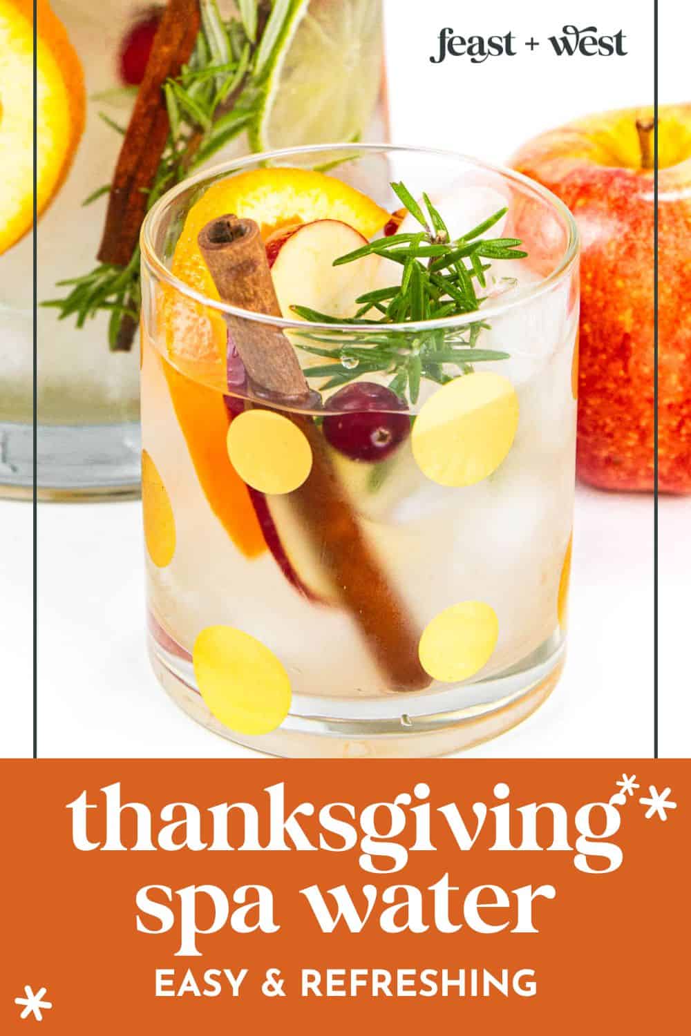 Thanksgiving Infused Spa Water