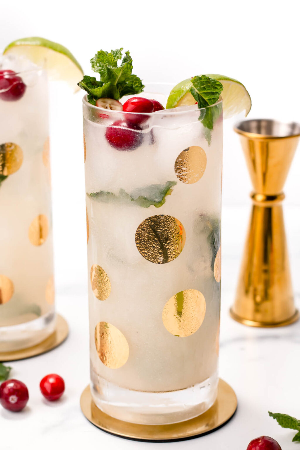 Christmas Mojito (With White Cranberry Juice) | Feast + West