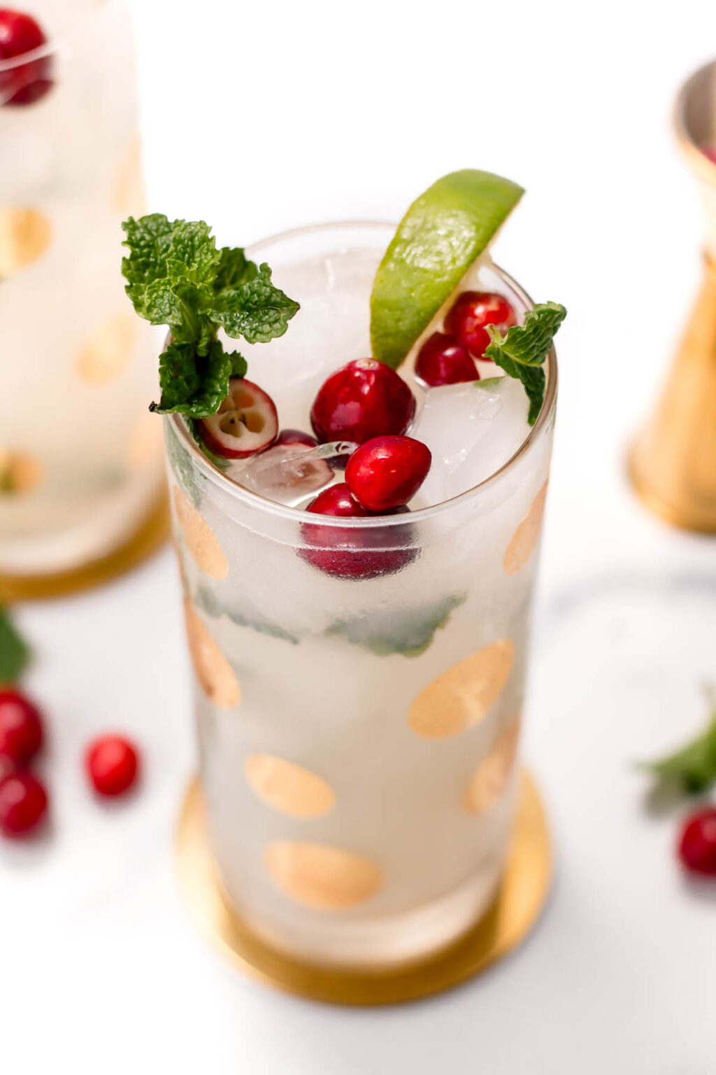 Christmas Mojito (With White Cranberry Juice) | Feast + West
