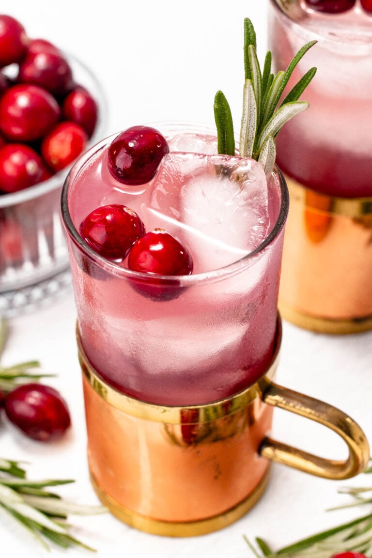 Yule Mule Cocktail Recipe (Easy Christmas Moscow Mule) | Feast + West