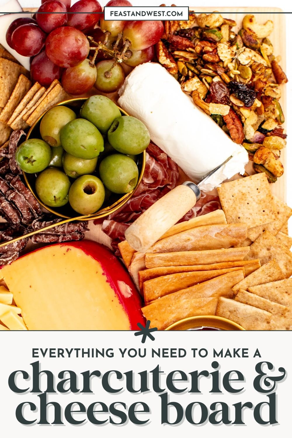 Basic Cheese and Charcuterie Board (Tutorial & Styling Ideas) | Feast ...