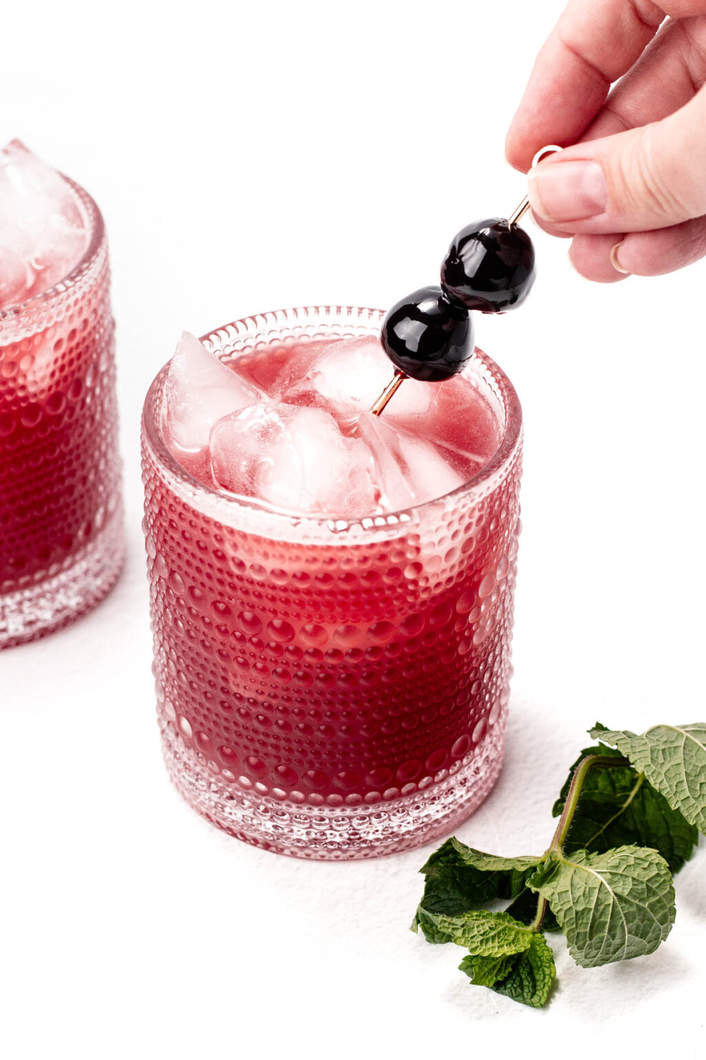 Easy Cherry Mocktail (Non-Alcoholic Drink) | Feast + West