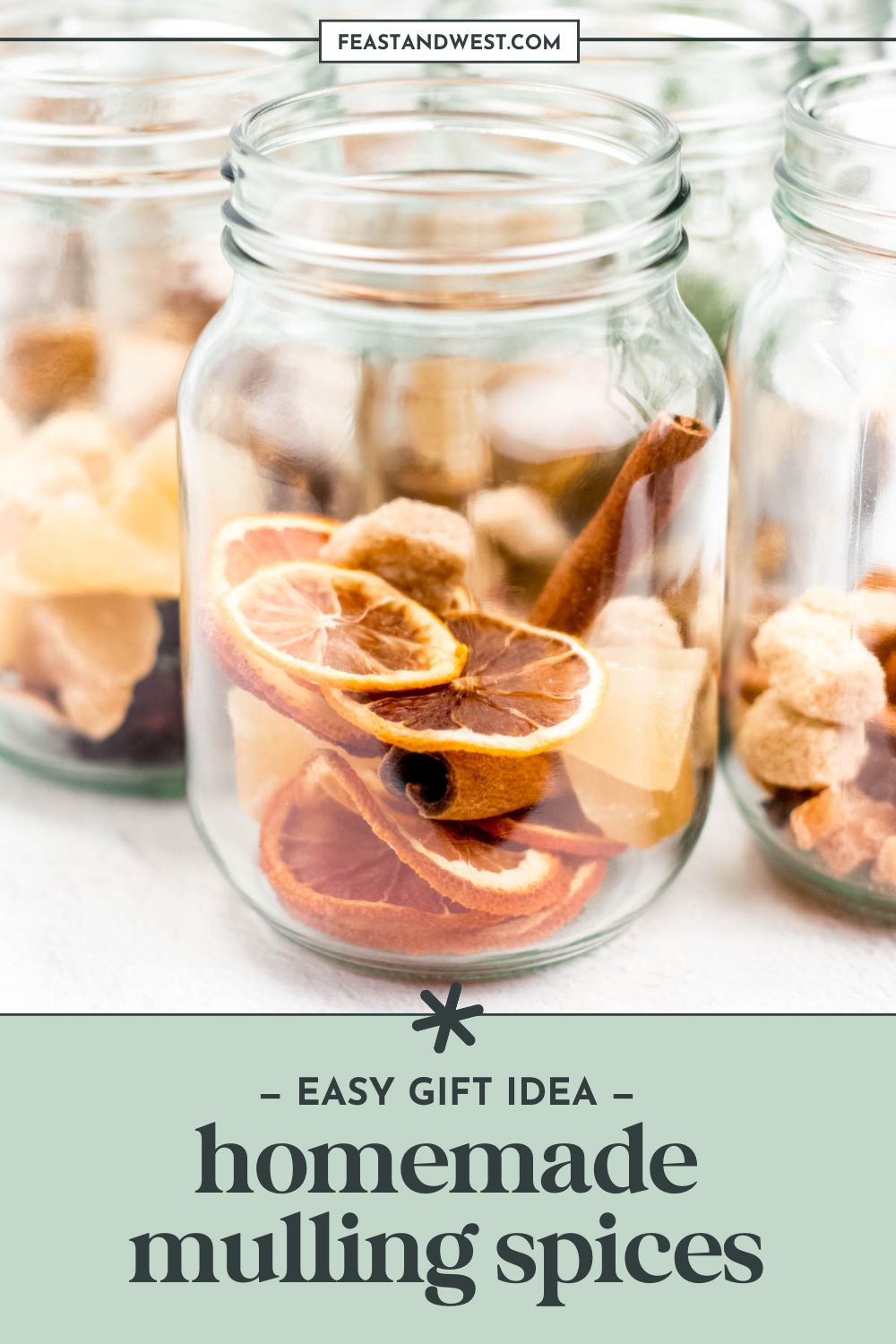 Homemade Mulling Spices Gift Jars (For Mulled Wine & Cider) | Feast + West