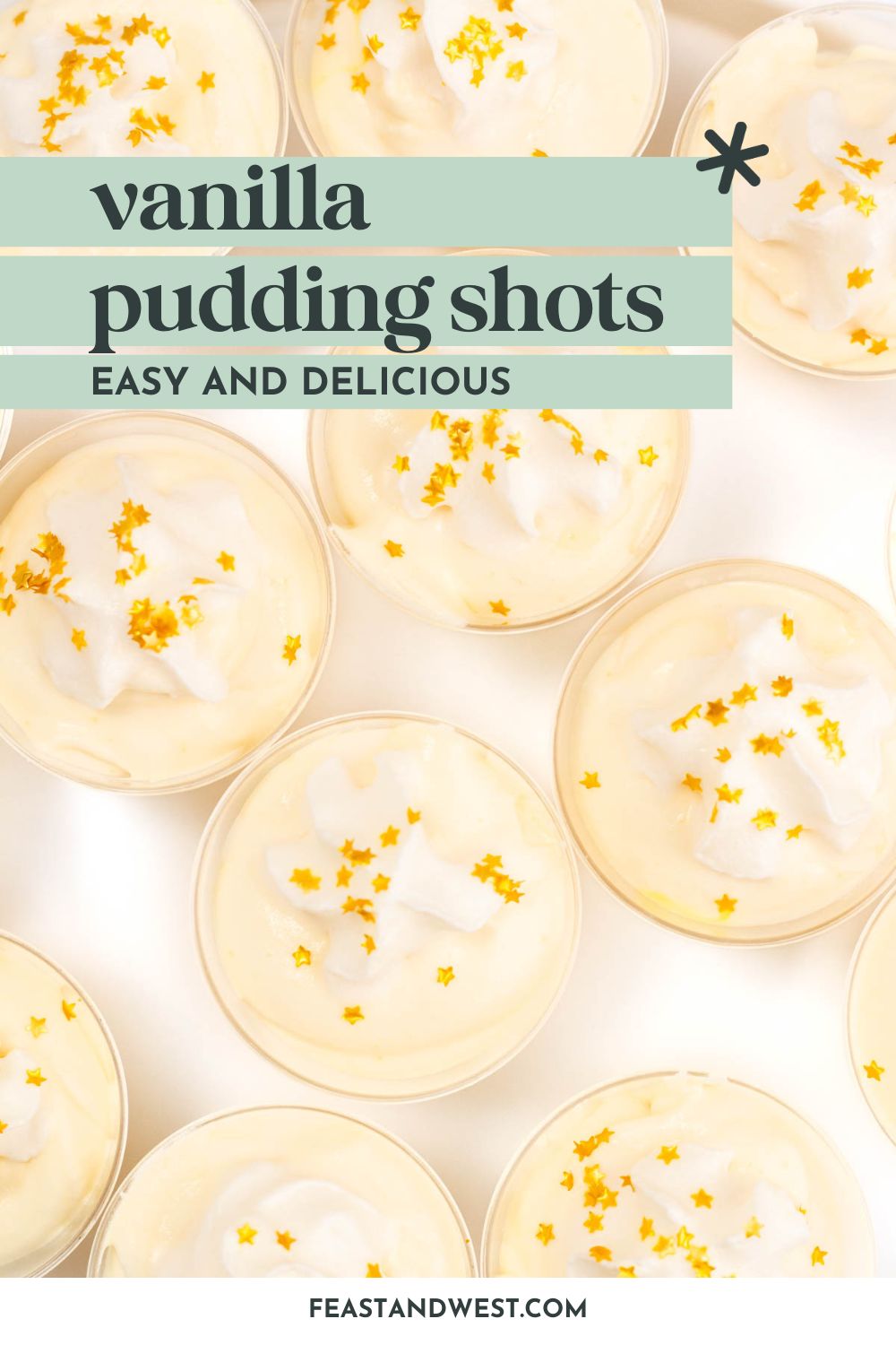 Rumchata Pudding Shots Recipe | Feast + West