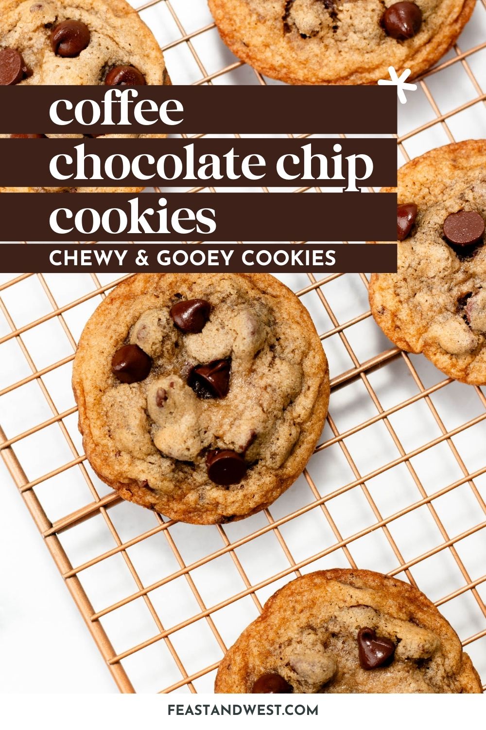 Coffee Chocolate Chip Cookies Recipe | Feast + West