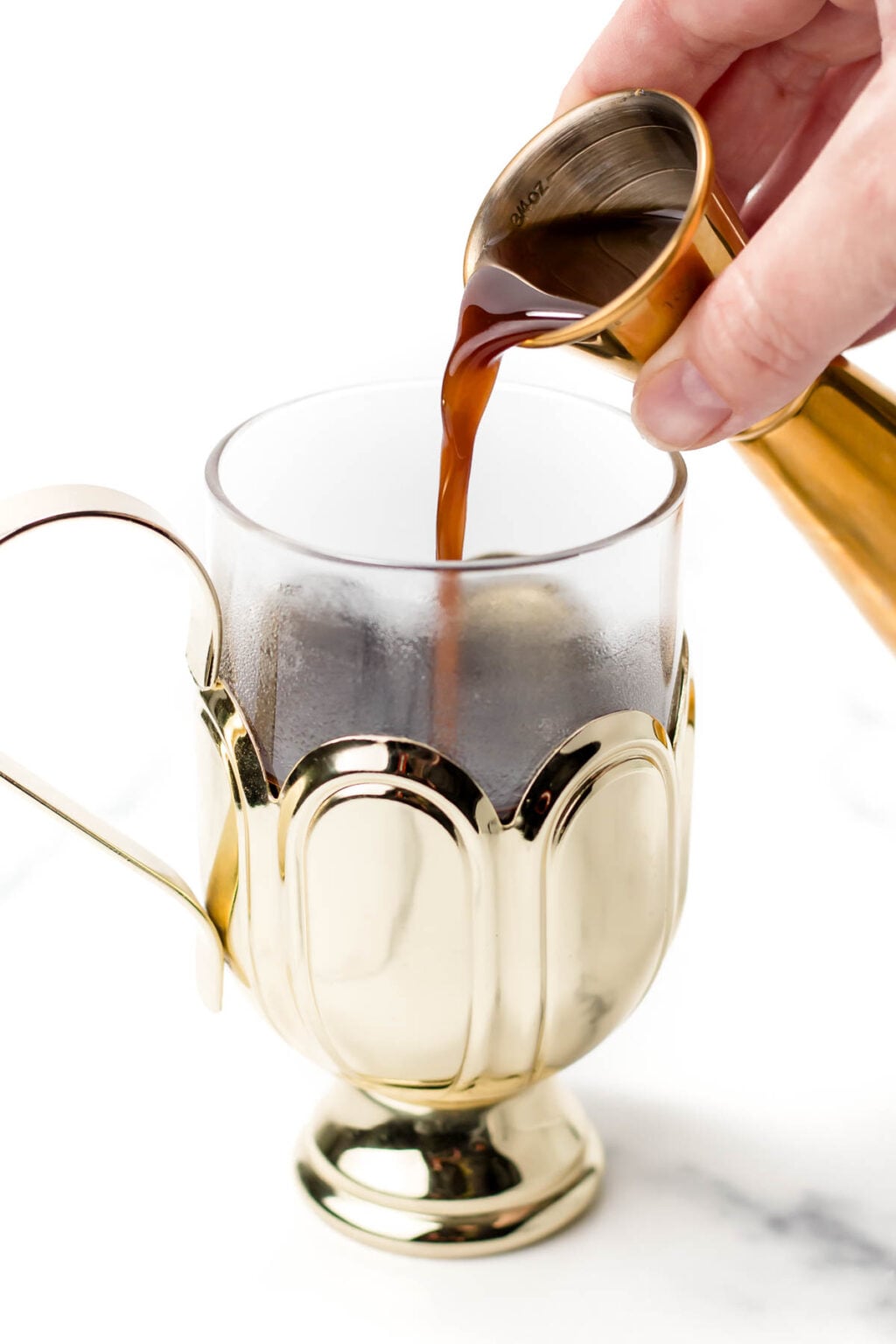 Non-Alcoholic Irish Coffee Mocktail | Feast + West