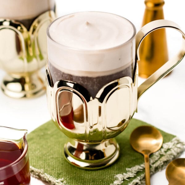 Non-Alcoholic Irish Coffee Mocktail | Feast + West