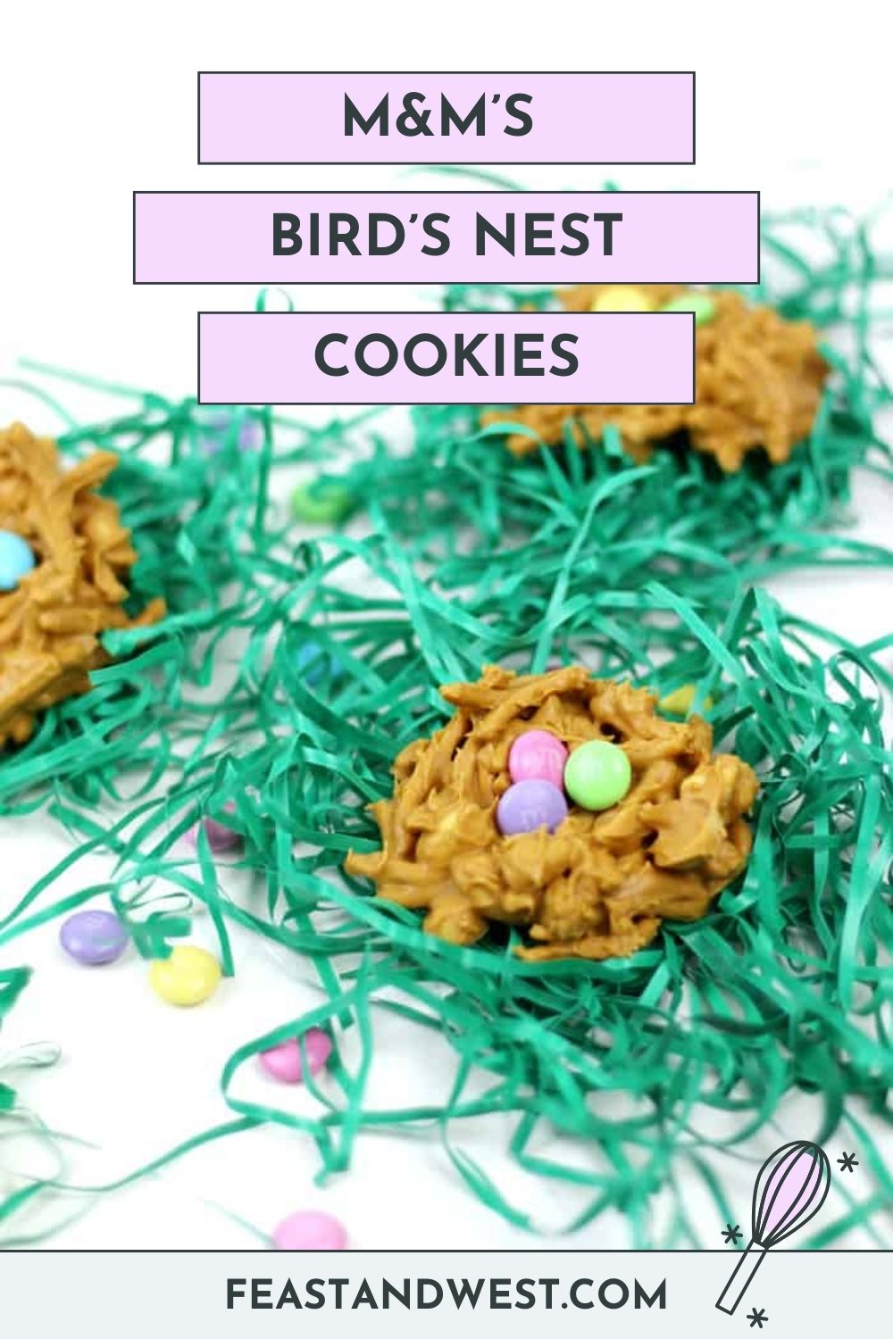 No-Bake Bird's Nest Cookies | Feast + West