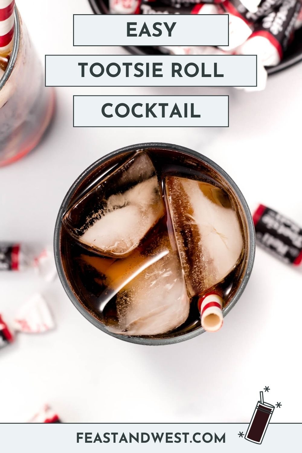 Tootsie Roll Cocktail (Two Ingredients!) | Feast + West