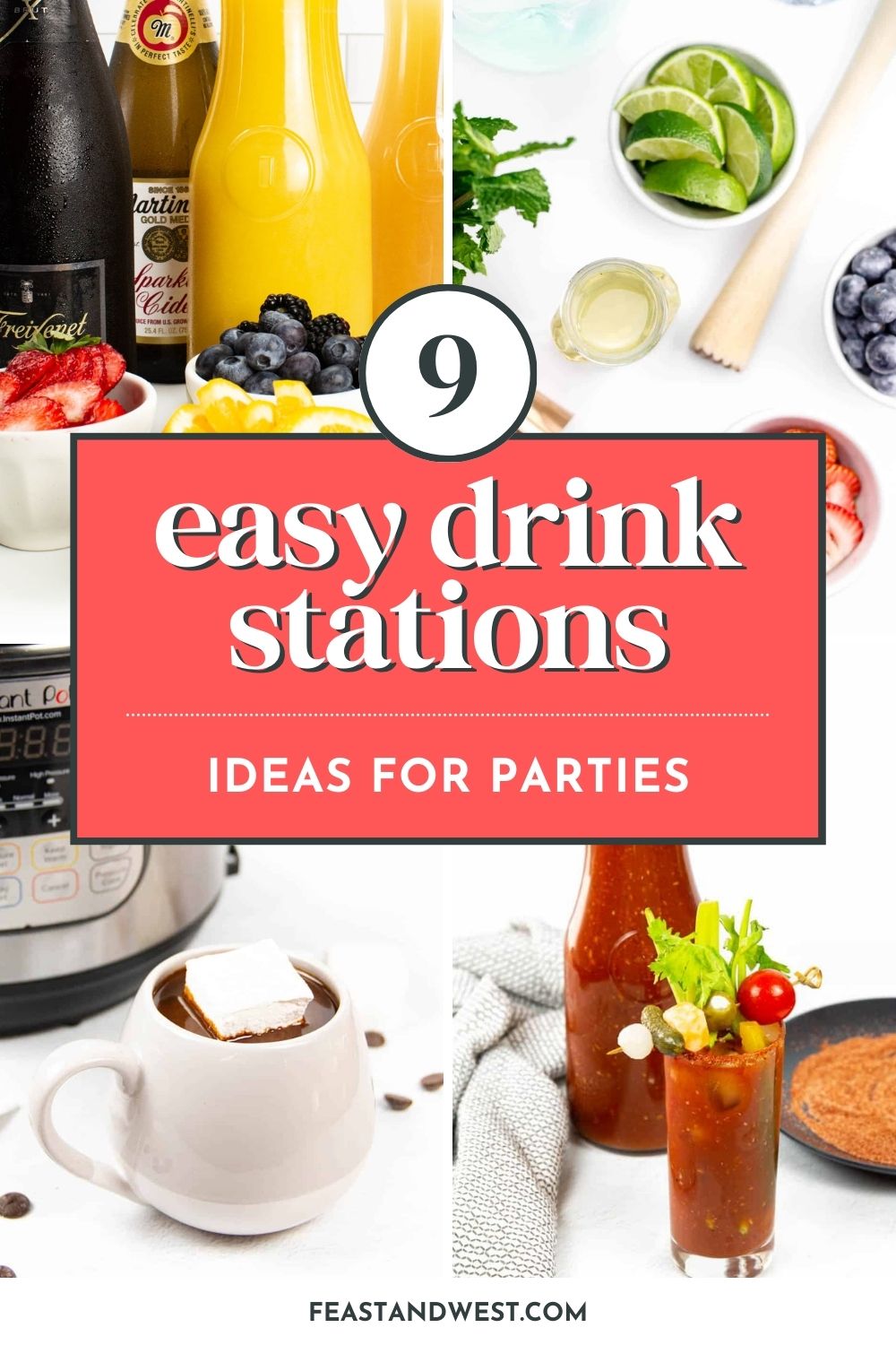 10+ Drink Station Ideas for Parties