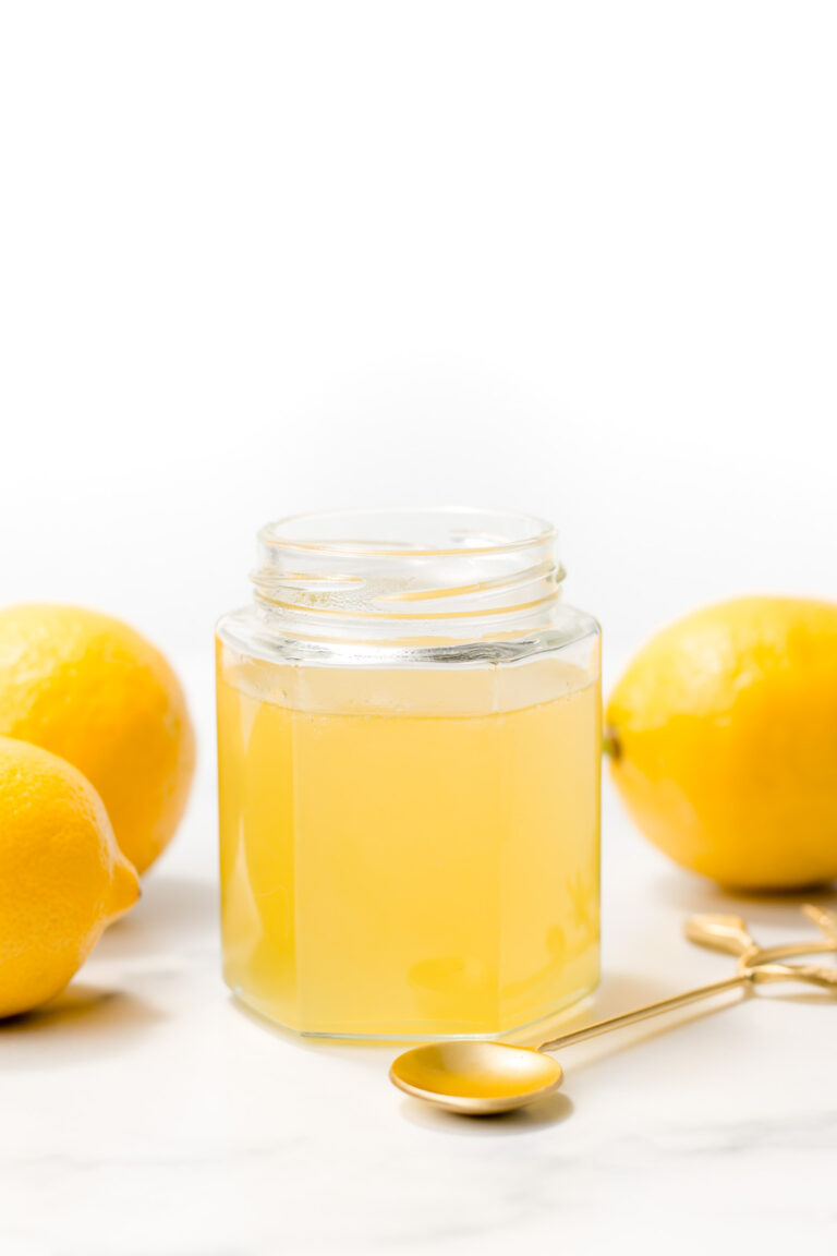 Homemade Lemon Syrup (for Cocktails, Drinks & More)