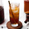 Cold Brew Coffee Soda with Vanilla Syrup