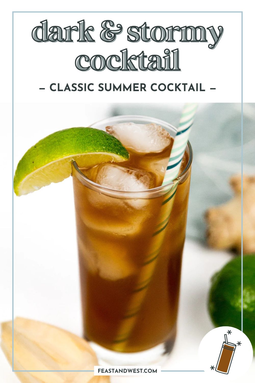 Classic Dark & Stormy Cocktail Recipe