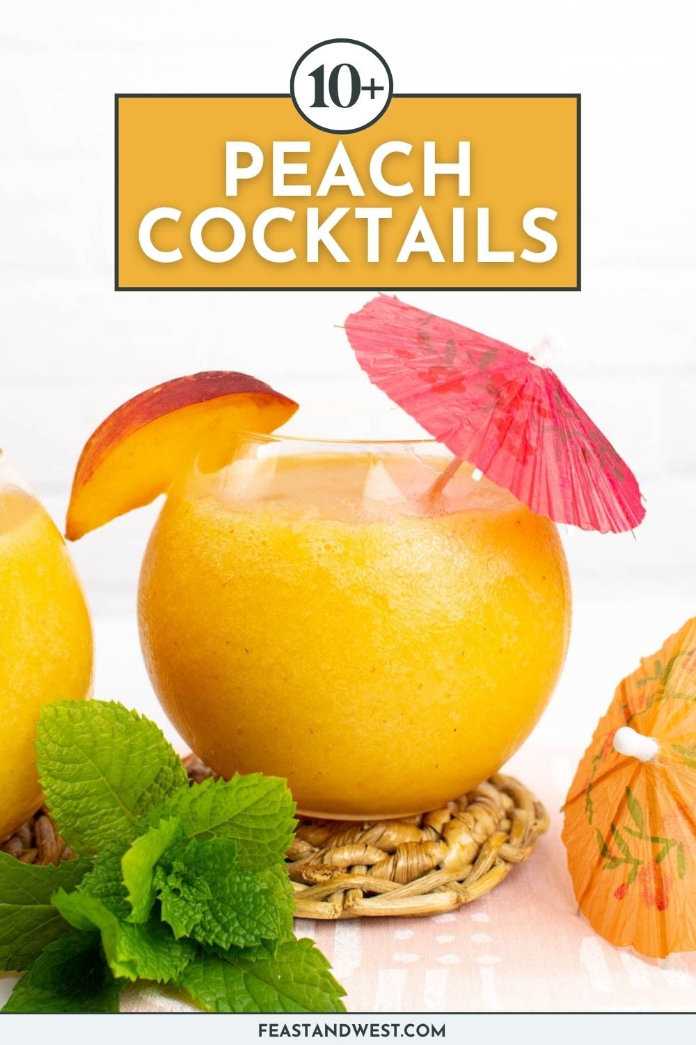 17+ Refreshing Peach Cocktails to Make at Home