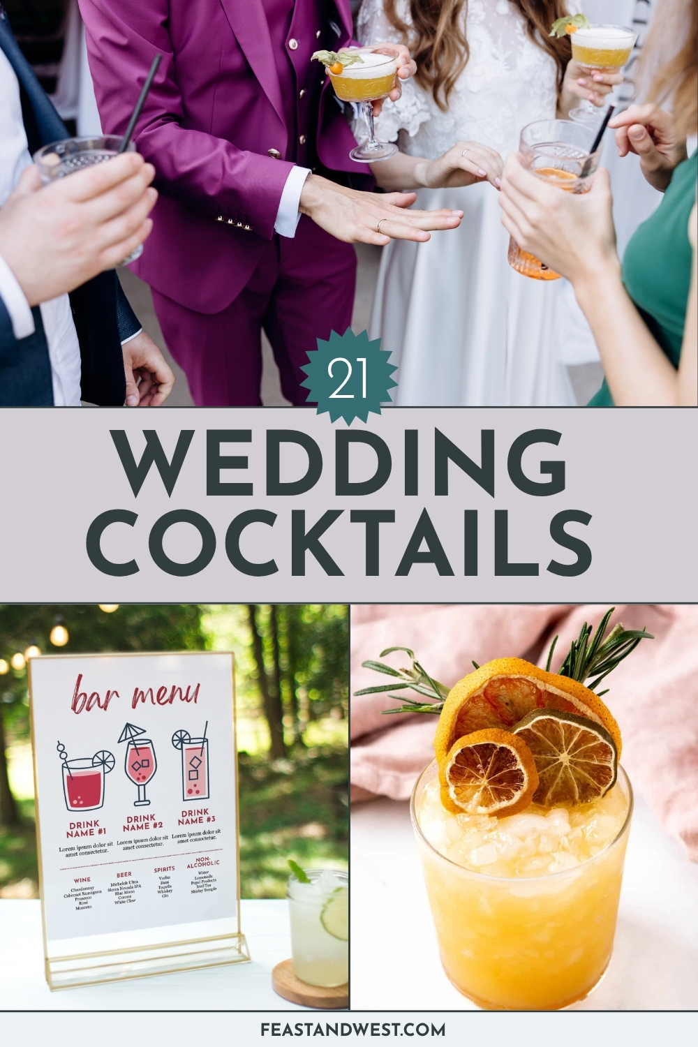 Wedding Cocktail Guide: 25+ Signature Drinks for Every Couple