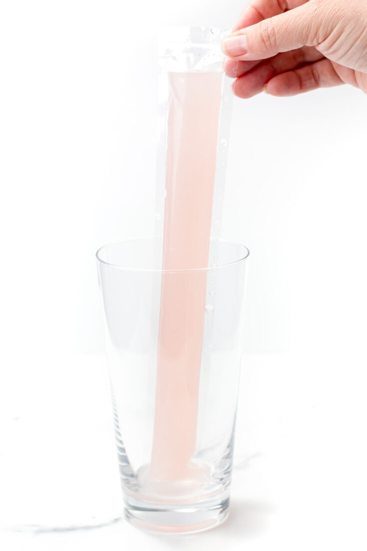 Boozy Adult Freeze Pops Recipe (2 Ingredients!)