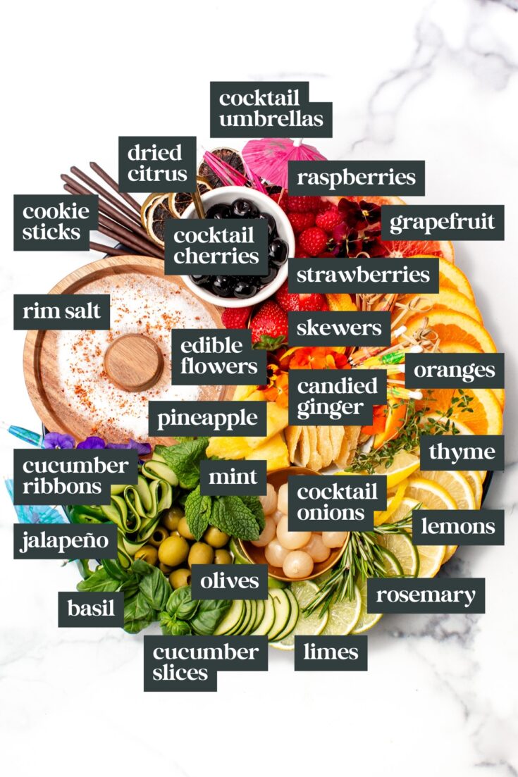 Cocktail Garnish Board