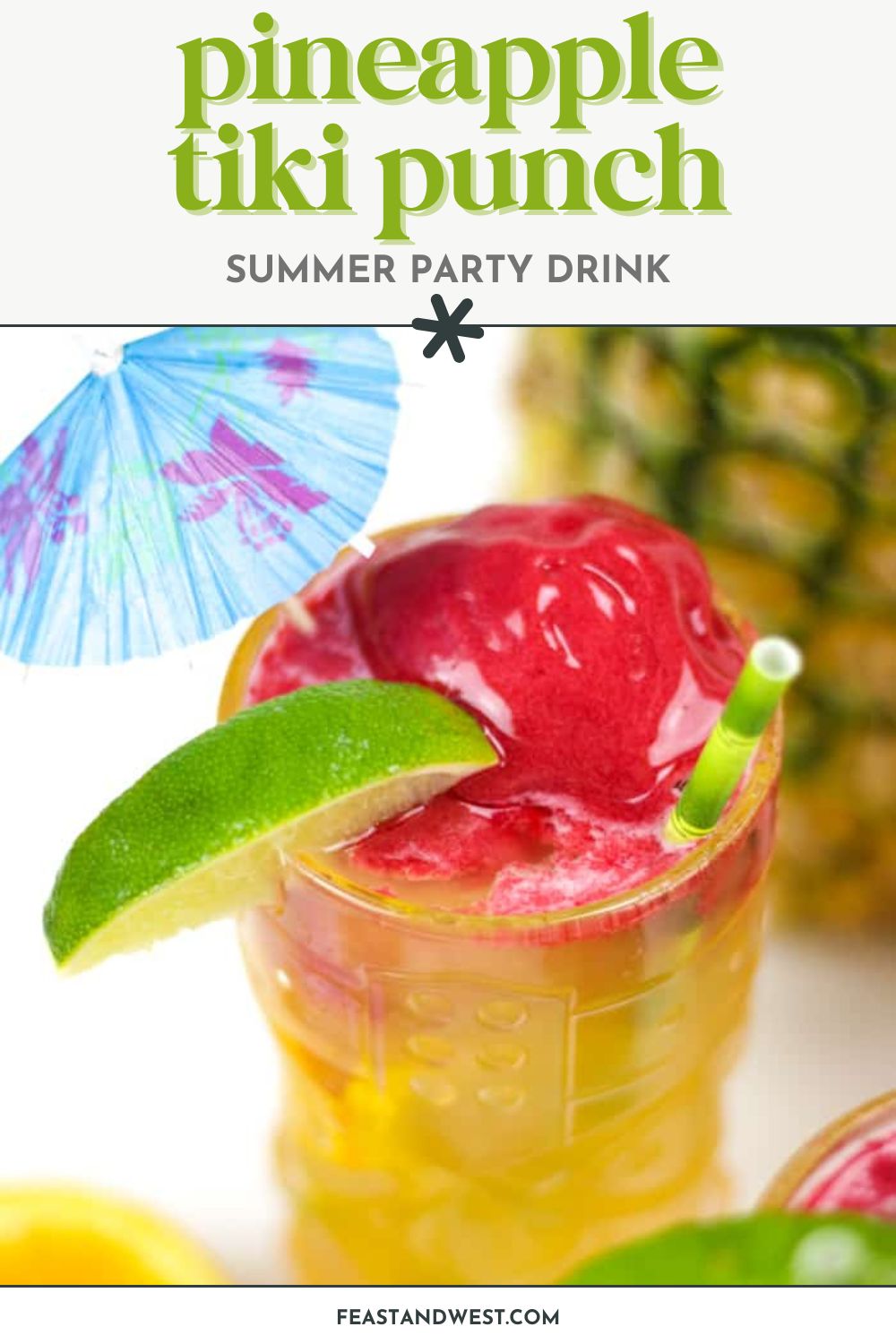 Pineapple Mango Tiki Punch