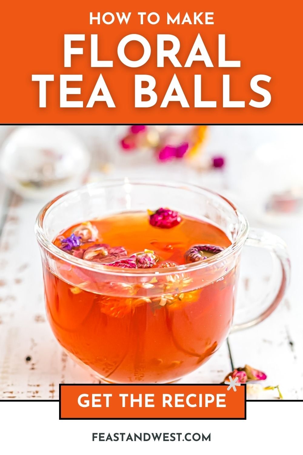 Homemade Floral Tea Bombs