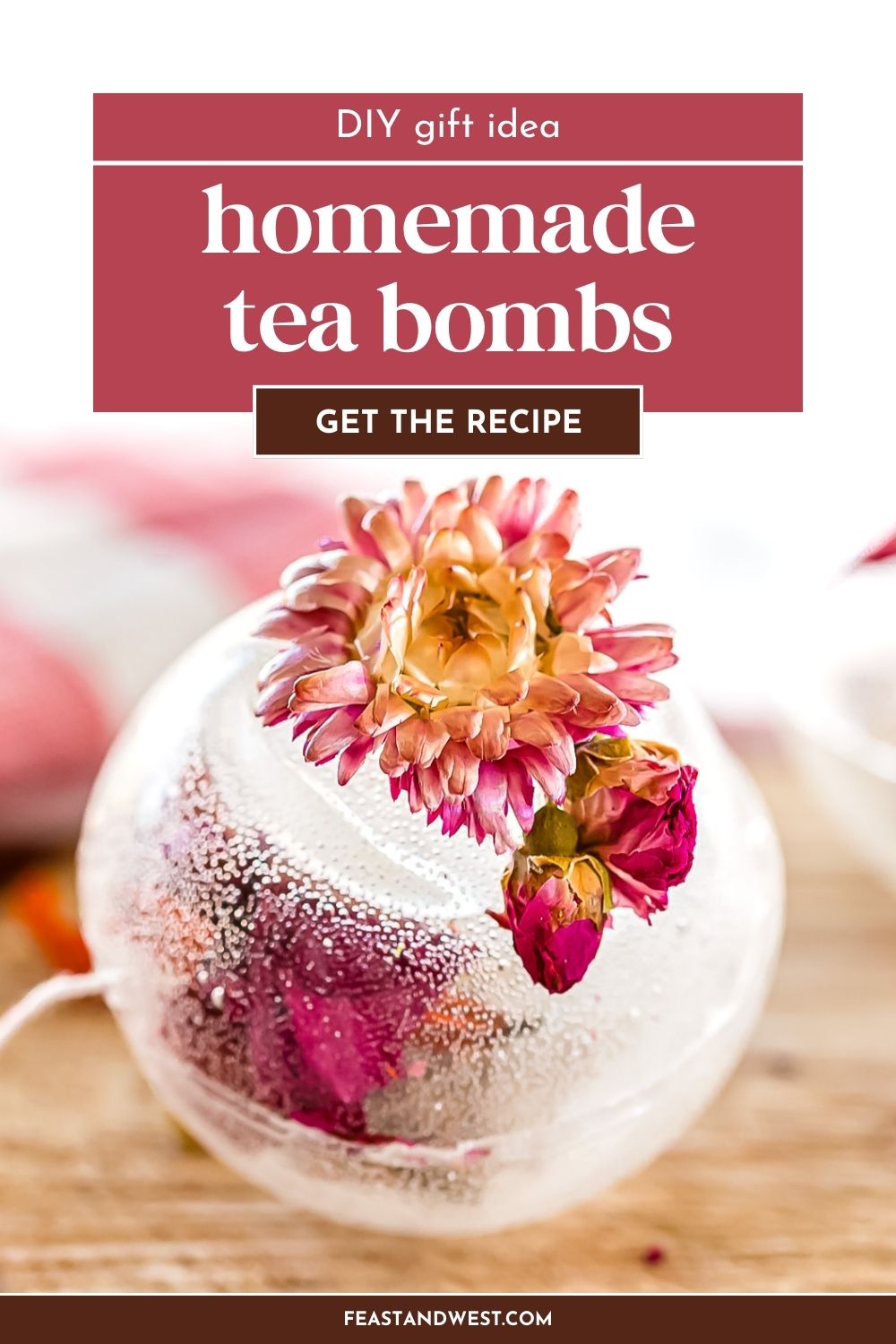 Homemade Floral Tea Bombs