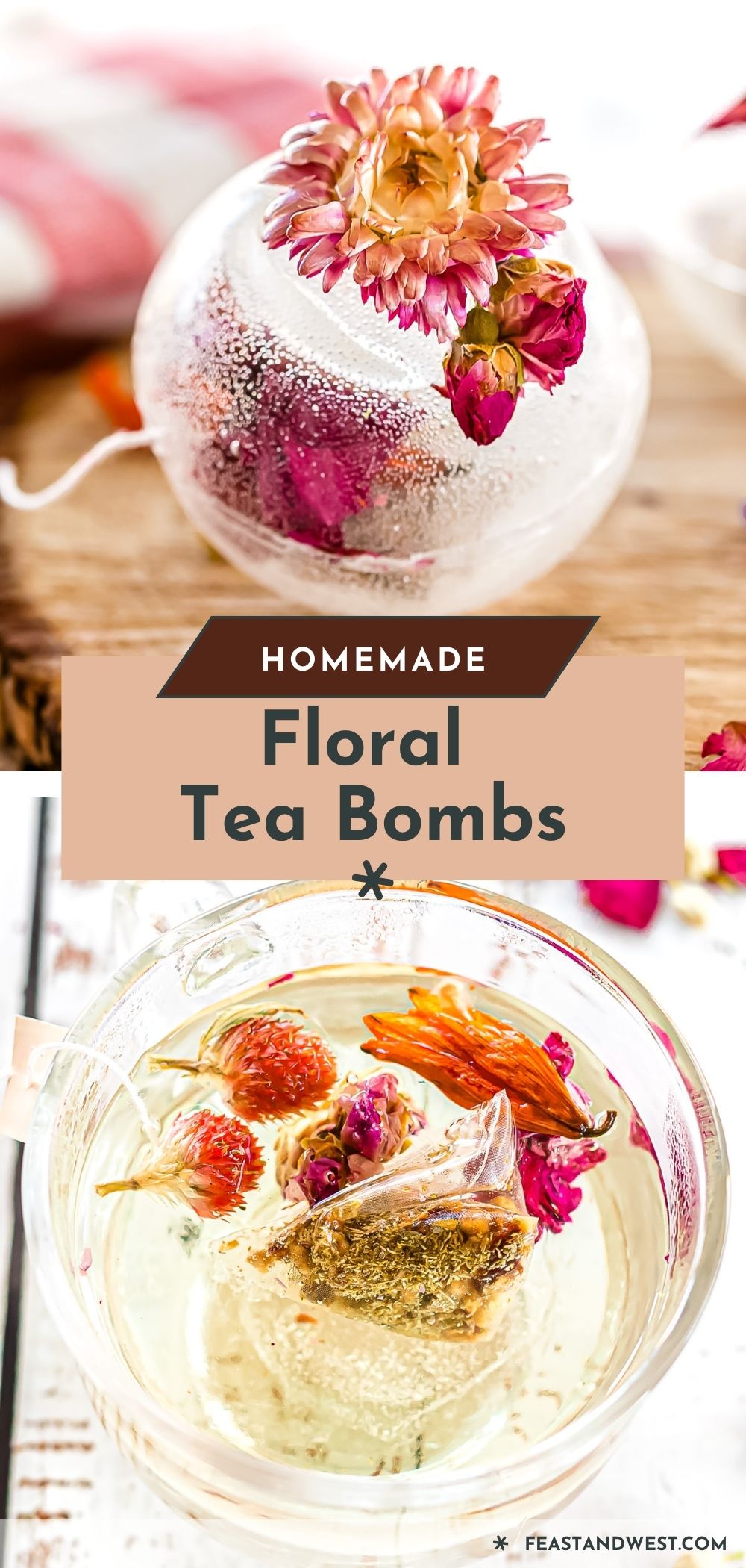 Homemade Floral Tea Bombs