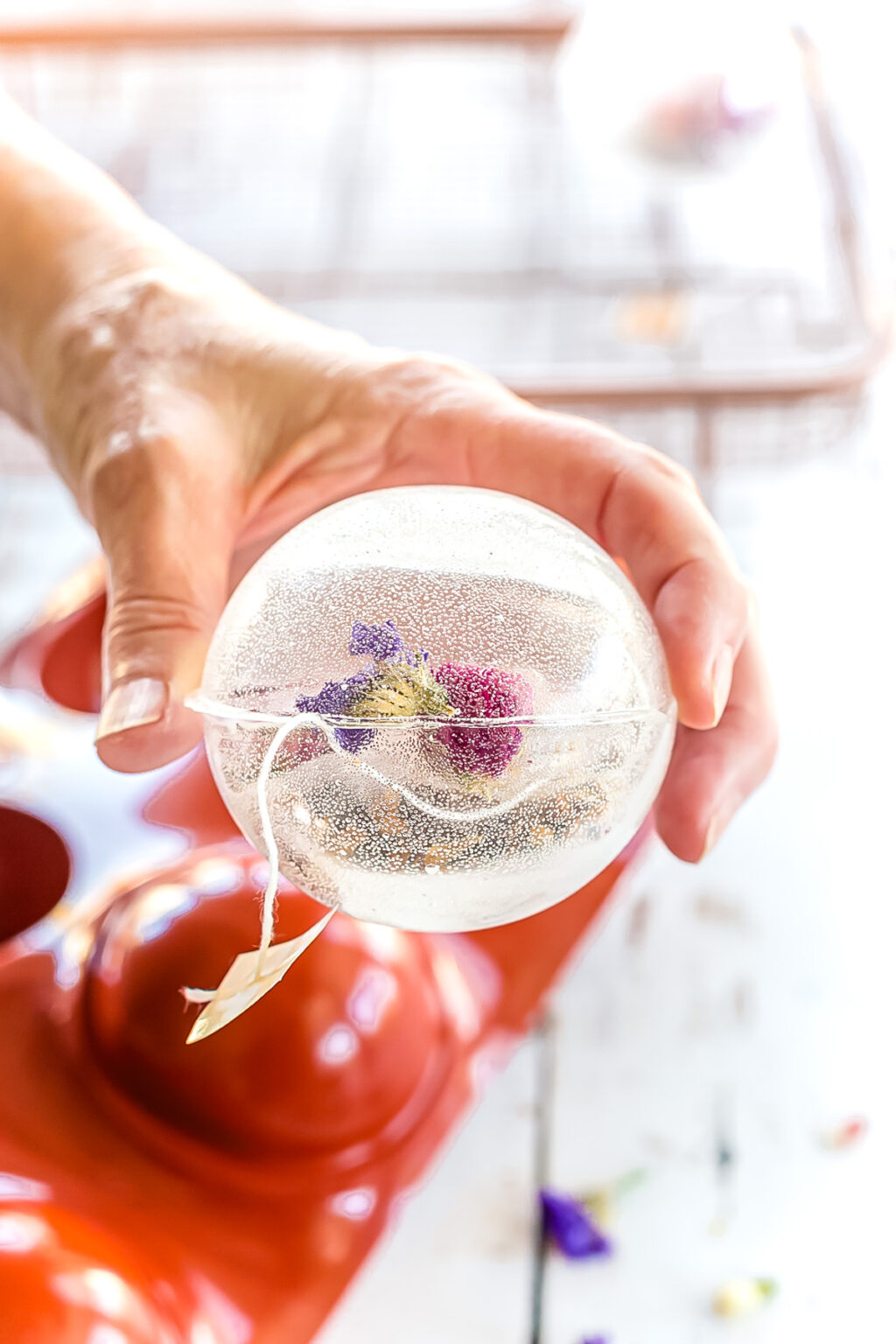 Homemade Floral Tea Bombs