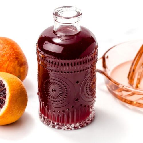 Easy Homemade Blood Orange Syrup