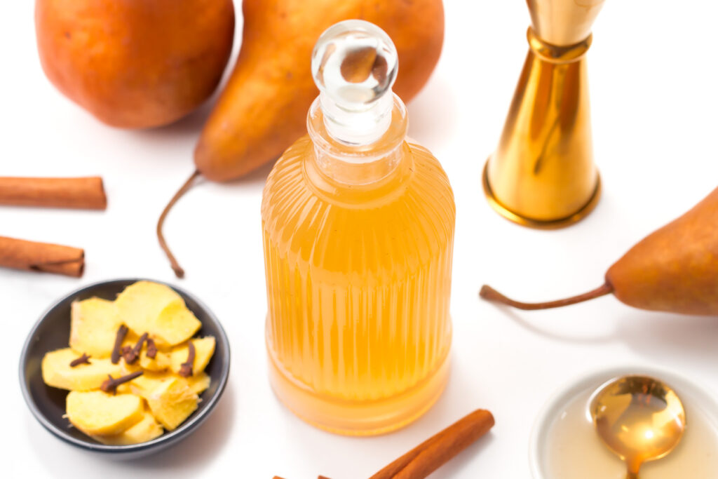 Easy Pear Syrup for Fall & Winter Cocktails