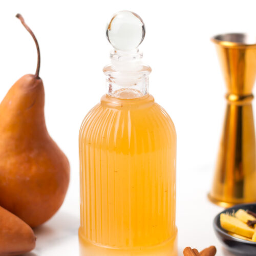 Easy Pear Syrup for Fall & Winter Cocktails