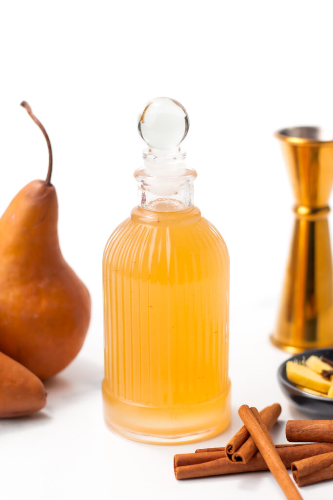 Easy Pear Syrup for Fall & Winter Cocktails