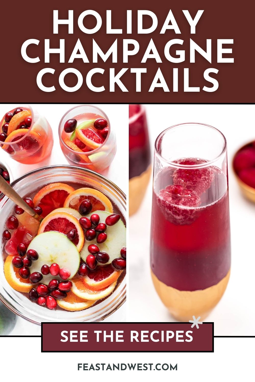 17+ Sparkling Champagne Cocktails for the Holidays