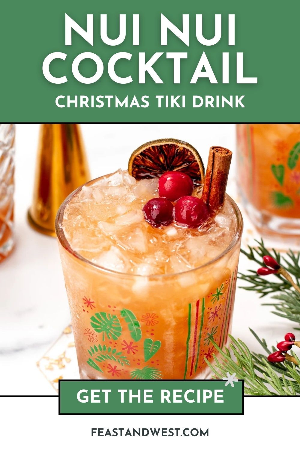 Nui Nui Cocktail (Christmas Tiki Drink)