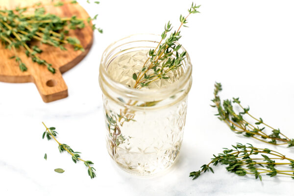 Easy Thyme Syrup Recipe for Herbal Cocktails & Mocktails