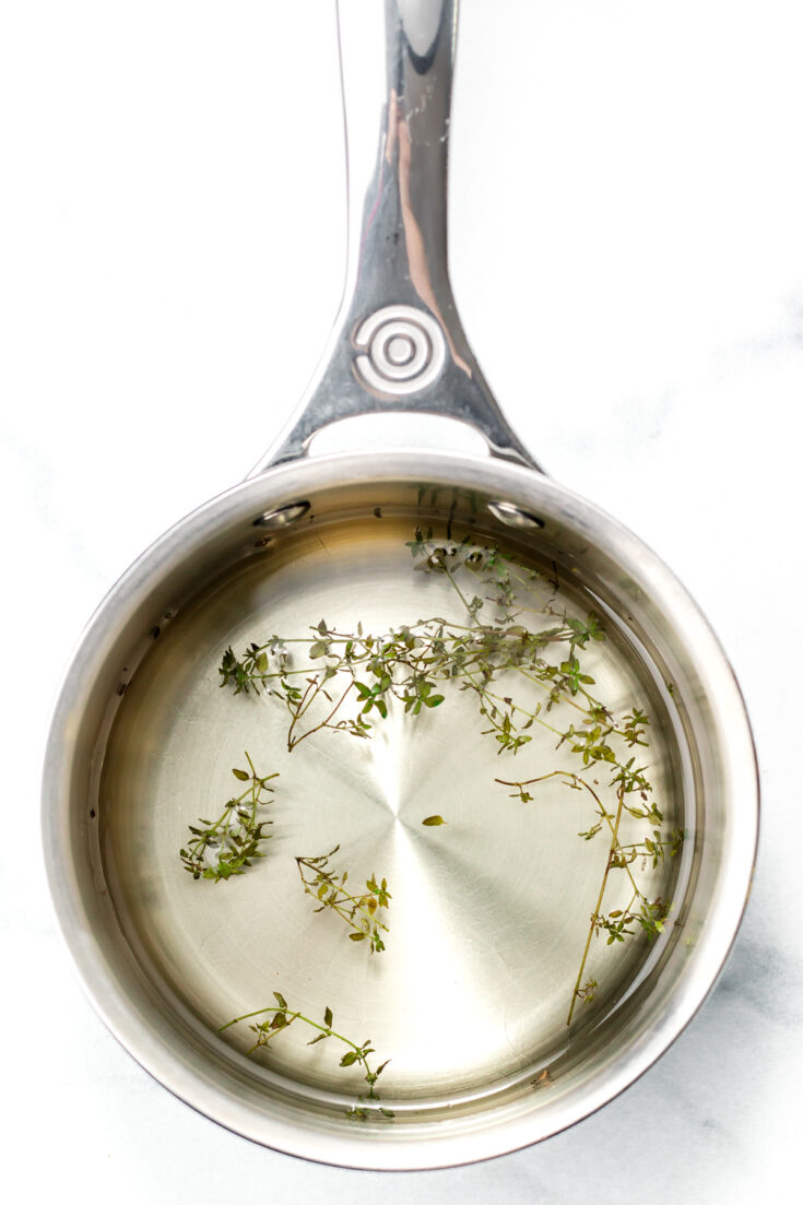 Easy Thyme Syrup Recipe for Herbal Cocktails & Mocktails