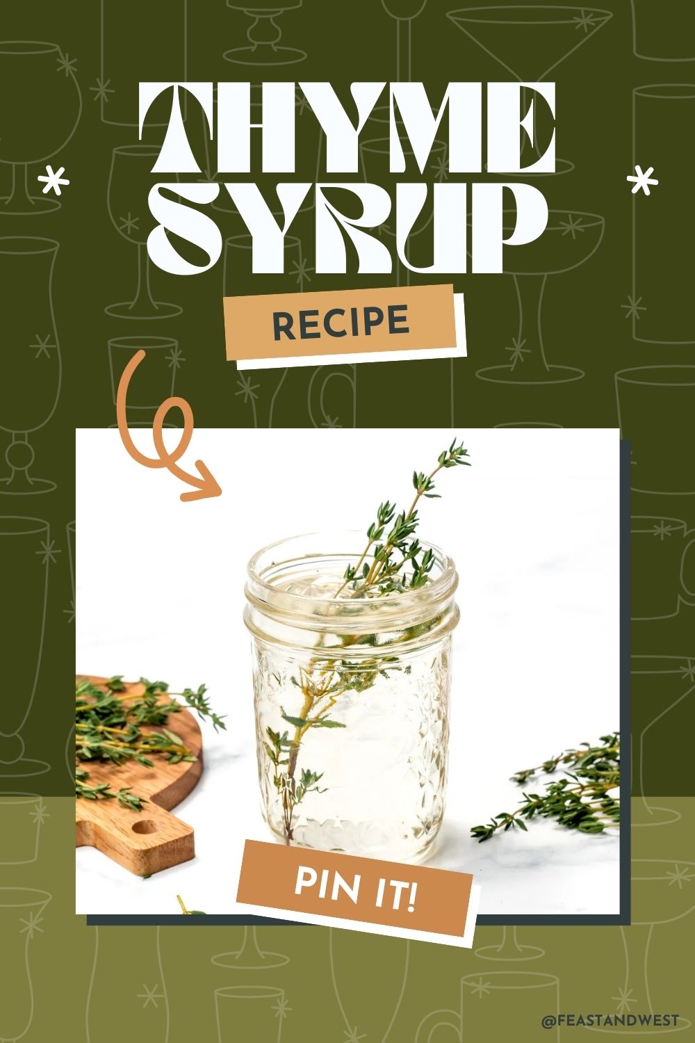 Easy Thyme Syrup Recipe for Herbal Cocktails & Mocktails