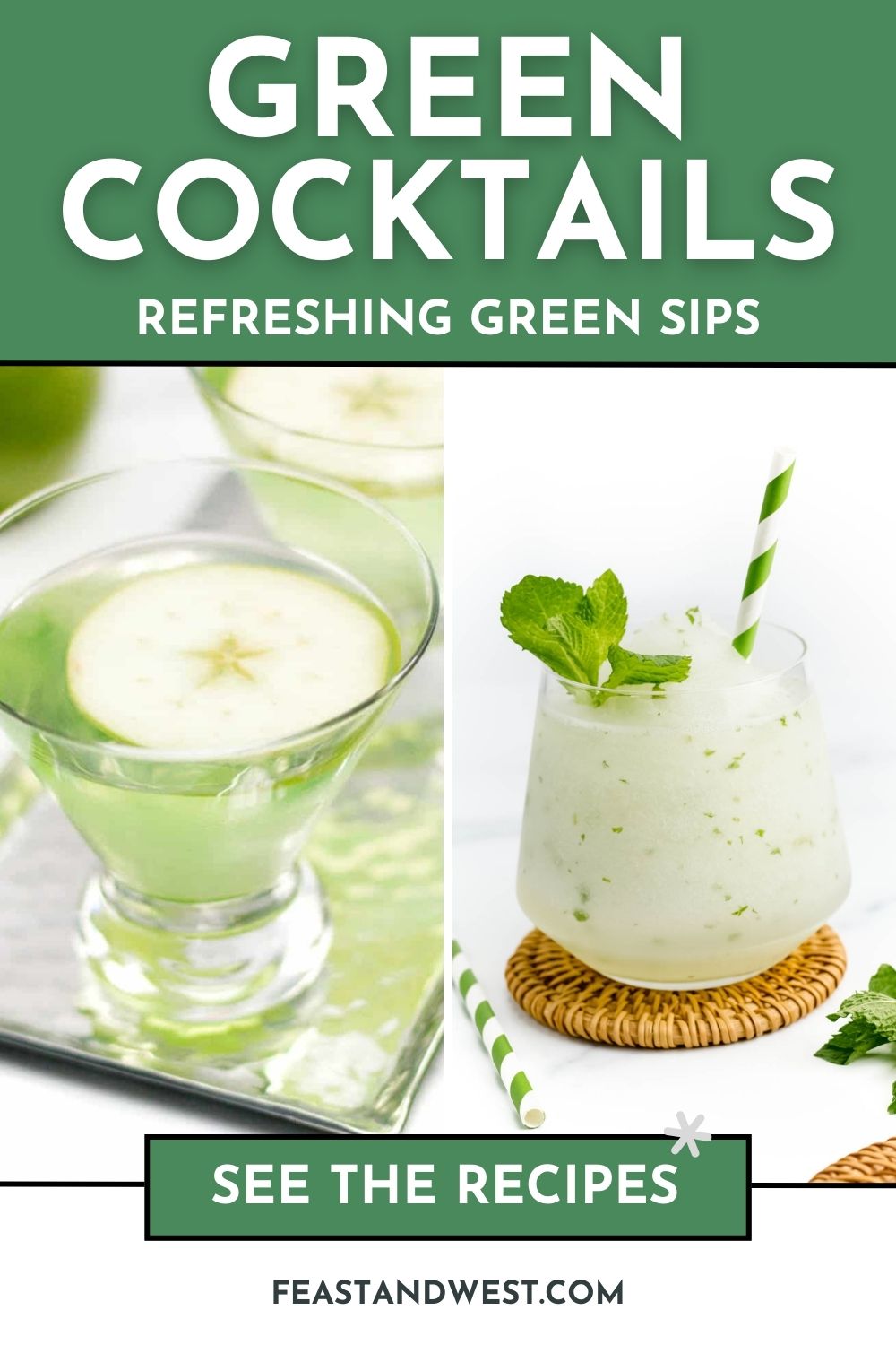 15+ Green-Themed Cocktails for Every Occasion