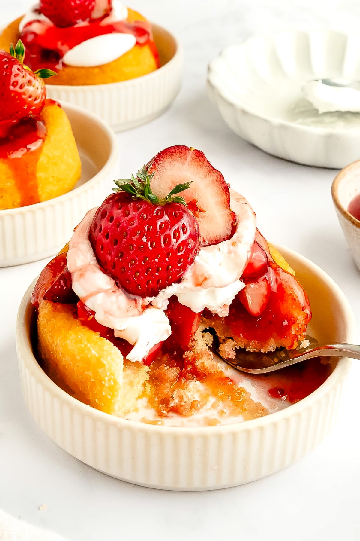 Easy, Single-Serving Mini Strawberry Shortcakes